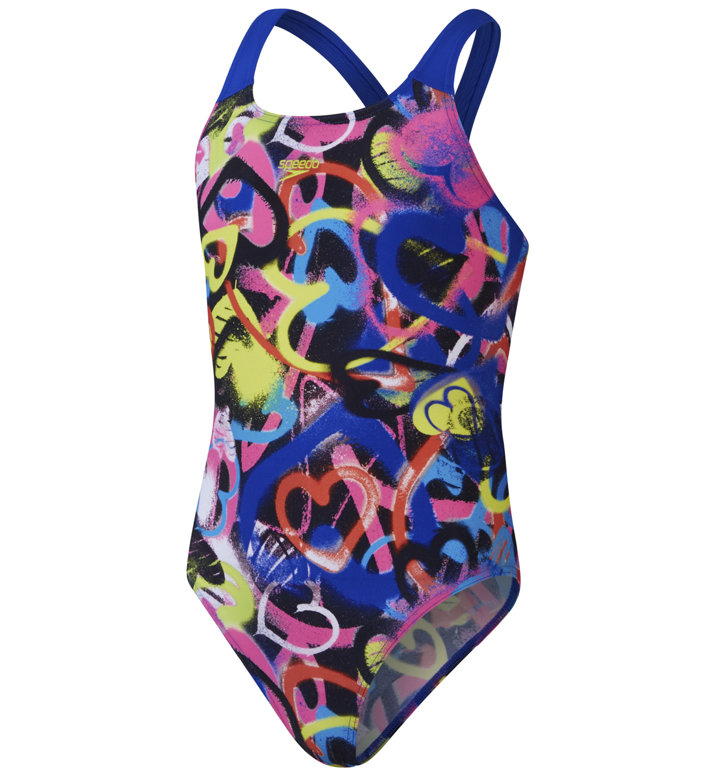 Speedo Digital Allover Powerback - costume intero - bambina | Sportler.com